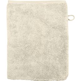 Waschhandschuh Ross "Sensual Skin", beige (champagner), B:16cm L:22cm, Frottier, Handtücher, mit Aloe-Vera-Öl veredelt