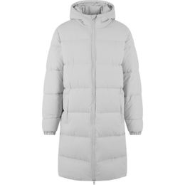 Winterjacke Urban Classics "Urban Classics Mens Long Puffer Coat", Herren, Gr. L, lightasphalt, 100% Polyester, unifarben, normal, ohne Ausschnitt, Jacken