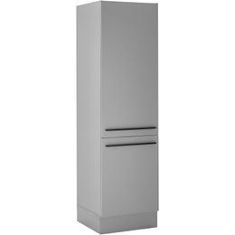 Kühlumbauschrank BASIC BY BALCULINA "Denver, Küchenschrank BxHxT 60 x 211 x 57", grau (grau matt, grau matt, lanzelot eiche), B:60cm H:211cm T:57cm, Holzwerkstoff, Schränke, Breite 60cm, in grau matt/lancelot eiche