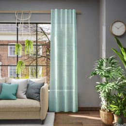 Neutex for you! Vorhang NEUTEX FOR YOU "Libre-ECO", grün (salbei), B:142cm H:295cm, Jacquard, Polyester, Gardinen, nach Maß
