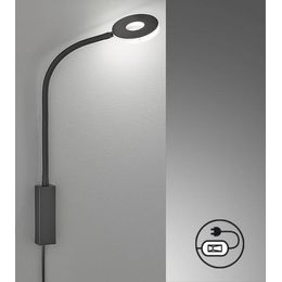 Fischer und Honsel FISCHER & HONSEL LED Wandstrahler "Cama", braun (sand schwarz), 1, H: 50cm, 1 Stk., Leuchten