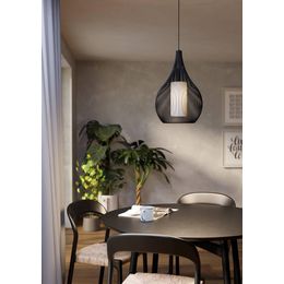 Eglo Hängeleuchte "RAZONI 1", schwarz, 1, Ø 32,5cm H: 110cm, 1 Stk., Leuchten, Hängeleuchte - H110 x Ø32,5 cm - 1X40W exkl.