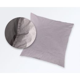Kissenbezüge Primera "Kissenbezüge »Stone Washed«, Primera (2 Stück)", rosa (blassrosé), B:80cm L:80cm, Renforcé, Obermaterial: 100% Baumwolle, Kissenbezüge, mit Stone-Washed Optik