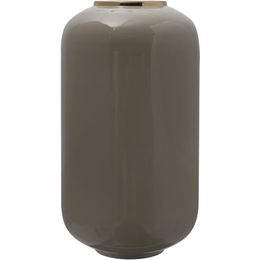 Dekovase Kayoom "Vase Art Deco 275", gold (goldfarben), B:24cm H:48,5cm T:24cm Ø:24cm, Vasen