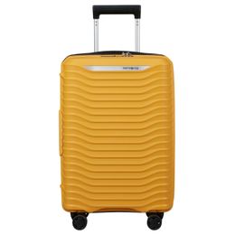 Hartschalen-Trolley Samsonite "UPSCAPE, verschiedene Größen und Farben", Gr. B/H/T: 35 x 55 x 25 39, gelb, Polypropylen, Koffer, Handgepäck-Koffer TSA-Zahlenschloss Volumenerweiterung