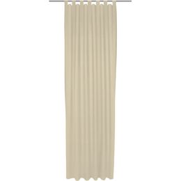 Vorhang WIRTH "Trondheim B", beige (natur), B:132cm, Polyacryl, Gardinen, nach Maß