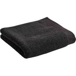 Handtücher Christy "LUXE", schwarz, B:50cm L:100cm, Walkfrottier, Obermaterial: 100% Baumwolle, Handtücher, Luxus Handtücher in Premium Qualität mit 730g/m², 50x100cm, 2er Set