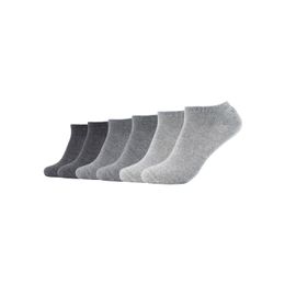 Sneakersocken s.Oliver "originals", Damen, Gr. 39-42, grau (grautöne, meliert), Baumwollmischung, meliert, normal, Socken, mit weichem Bund