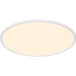 Nordlux Smarte LED-Leuchte "Oja Smartlight", Energieeffizienz: E (A-G), wei&szlig;, 1, &Oslash; 60cm H: 2,3cm, Leuchten, LED-Leuchte,Steuerung Helligkeit+Lichtfarbe,3tlg60cm, LED Panels