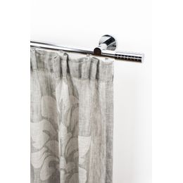 Gardinenstange Garesa "EASY", grau (chromfarben), B:65 Ø:20, Aluminium, Gardinenstangen