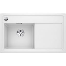 Küchenspüle Blanco "ZENAR 45 S", weiß, B:86cm H:19cm T:51cm, Verbundwerkstoff, Küchenspülen, Mit Ablauffernbedienung