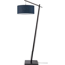 GOOD & MOJO Stehlampe "Andes", blau (dunkelblau), Ø 60cm H: 176cm, Leuchten, Bogenlampe