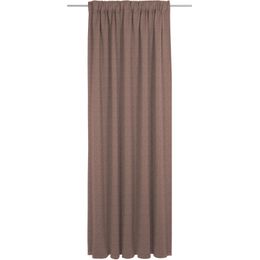 Vorhang WIRTH "Torbole", orange (terra), B:132cm H:165cm, Baumwolle, Polyester, Gardinen, nach Ma&szlig;