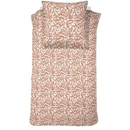 Bettwäsche Cinderella "Cinderella - Lotta", orange (terra), B/L: 135cm x 200cm, 1 Stk., 1 Stk., Renforcé, B/L: 80cm x 80cm, 2 Stk., Renforcé, Obermaterial: 100% Baumwolle, Bettwäsche, Made in Green“-Label von OEKO-TEX