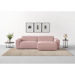 Trendmanufaktur "Braga, mit hochwertigem Kaltschaum, L-Form, in Cord erh&auml;ltlich" modernes Sofa, Couch mit hohem Sitzkomfort, 255/72/160 cm (B/H/T)