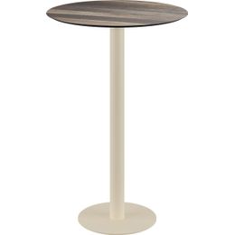 Klapptisch Essentials "Urban", beige (sand, tropical wood, sandfarben), B:70cm H:109,2cm T:70cm, Pulverbeschichteter Stahl, Tische, Klapptisch, in verschiedenen Ausf&uuml;hrungen