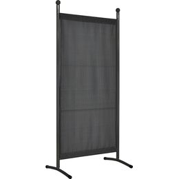 Stellwand, grau (anthrazit), B:82cm H:178cm, Kunststoff, Stahl, Angerer FREIZEITMÖBEL, Stellwände