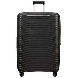 Hartschalen-Trolley Samsonite "UPSCAPE, verschiedene Größen und Farben", Gr. B/H/T: 54 x 81 x 34 133, schwarz, Polypropylen, gestreift, Modisch, Koffer, Volumenerweiterung Reisegepäck Hartschalen-Koffer TSA-Zahlenschloss