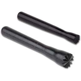 St&ouml;&szlig;el BUDDY'S "Buddy&acute;s Bar", schwarz, L:21cm &Oslash;:2,5cm, Kunststoff, St&ouml;&szlig;el, Bar-Accessoire, Kunststoff, sp&uuml;lmaschinengeeignet, &Oslash; 2,5 und 4 cm