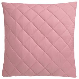 Microfaserkissen my home "Microlux Kopfkissen 40x80 cm, 80x80 cm", rosa, B:80cm L:80cm, Bezug: 100% Polyester. Füllung: 100% Polyester, Kopfkissen, Kissen, in den Farben: weiß, blau, rosa & grün