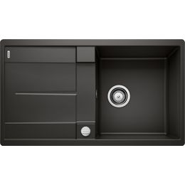 Granitspüle Blanco "METRA 5 S-F", schwarz, B:49 H:19 T:85, Verbundwerkstoff, Küchenspülen, erhältlich in mehreren Farben