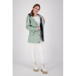 Regenjacke ANKERGLUT "Friesennerz HALIFAX ANCHOR WOMEN", Damen, Gr. 48 (XL), grau, Obermaterial: 100% Polyurethan; Futter: 100% Polyester, casual, Jacken, auch in Großen Größen erhältlich