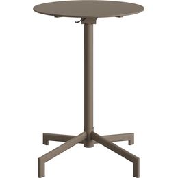 Stehtisch Best "Versa", braun (cappuccino), B:60cm H:74cm T:60cm, Pulverbeschichteter Stahl, Tische, Terrassen-/Stehtisch
