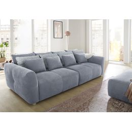 Jockenh&ouml;fer Big-Sofa JOCKENH&Ouml;FER GRUPPE "Gulliver", blau (hellblau), B:298cm T:137cm, Korpus: 92% Polyester, 8% Nylon;Kissen: 75% Baumwolle, 25% Polyester, Sofas, Big-Sofa, mit Federkernpolsterung f&uuml;r kuscheligen, angenehmen Sitzkomfort, Topseller