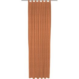 Vorhang WIRTH "Trondheim B", orange (terra), B:132cm H:345cm, Polyacryl, Gardinen, nach Maß