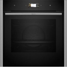 Neff Einbaubackofen "B64CS71N0", Standardmodul: A+ (A+++-D), grau (silberfarben), B:59,6cm H:59,5cm T:54,8cm, Backöfen, AirFry-Funktion