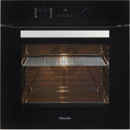 Miele Einbaubackofen "H 2469 B Active", Energieeffizienz: A+ (A+++-D), schwarz, B:59,5cm H:59,6cm, Backöfen, Mit AirFry-Funktion und gelochtem Backblech sowie FlexiClip