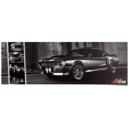 Poster Reinders "Ford Easton Mustang GT500", schwarz (farbe bild(er): schwarz), B:158cm H:53cm, Papier, Bilder, Poster