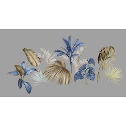 Livingwalls Fototapete LIVING WALLS "Walls by Patel Brasilia", blau (blau2), B:5m L:2,7m, Vlies, Tapeten, Vlies, Wand