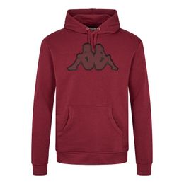 Kappa Troyer »Hoodie Logo Airiti« Red Dahlia XL XL Perfekt für kühlere Tage und entspannten Stil