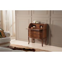 Sekretär Home Affaire "GIOTTO 023", braun (nussfarben), Sekretäre, Breite 75 cm
