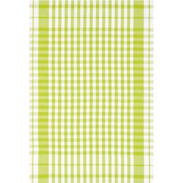 Geschirrtuch stuco "vichy", grün (hellgrün, weiß), B:50cm L:70cm, 100% Baumwolle, Geschirrtücher