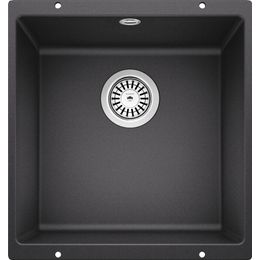 Granitspüle Blanco "ROTAN 400-U", grau (anthrazit), B:46 H:20 T:43, Verbundwerkstoff, Küchenspülen, erhältlich in mehreren Farben