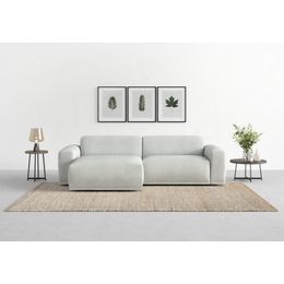 Trendmanufaktur "Braga, mit hochwertigem Kaltschaum, L-Form, in Cord erh&auml;ltlich" modernes Sofa, Couch mit hohem Sitzkomfort, 255/72/160 cm (B/H/T)