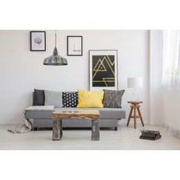 Kayoom Hängeleuchte "Harlow", beige (cremeweiß), Ø 49,5cm H: 33cm, 1 Stk., Leuchten, modern, vielseitig kombinierbar