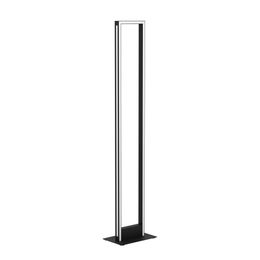 Eglo Stehlampe "SALVILANAS-Z", schwarz-weiß (schwarz weiß), 1, H: 130,5cm, 1 Stk., Leuchten, dimmbare Standleuchte, ZigBee, App und Sprachsteuerung Alexa