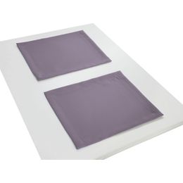 Platzset Adam "Uni Collection Light" Gr. 1, lila, B:30cm L:40cm, Obermaterial: 100% Baumwolle, Platzsets