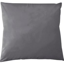 Kissenbezüge Cinderella "Weekend", grau (anthrazit), B:80cm L:80cm, Renforcé, Renforcé, Kissenbezüge, Kissenbezug in diversen Größen, STANDARD 100 by OEKO-TEX zertifiziert