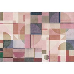Livingwalls Fototapete LIVING WALLS "Walls by Patel Piazza", rosa, B:4m L:2,7m, Vlies, Tapeten, Vlies, Wand