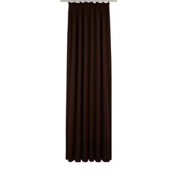 Vorhang WIRTH "Newbury", braun, B:130cm H:295cm, Baumwolle, Polyester, Gardinen, nach Maß