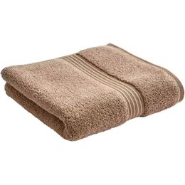 Handtücher Christy "SUPREME", braun (mocha), B:50cm L:100cm, Walkfrottier, Obermaterial: 100% Baumwolle, Handtücher, Premium-Handtücher in Luxusqualität, 650g/m², 50x100cm, 2er Set