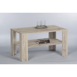Couchtisch Stolkom "Joker, TOPSELLER", braun (san remo dekor, san remo dekor, san remo dekor), H:54cm, Tische, Couchtisch Eckige Couchtische Holz-Couchtische, Klassischer Wohnzimmertisch-Beistelltisch