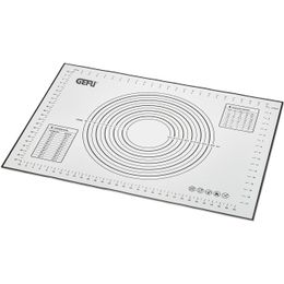 Ausrollmatte Gefu "PAD", schwarz-weiß (weiß, schwarzß), B:70cm L:50cm, Silikon, Backunterlagen, spezielle Silikonbeschichtung mit Antihaft-Wirkung