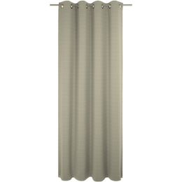Vorhang WIRTH "Torbole", gr&uuml;n (lindgr&uuml;n), B:132cm H:185cm, Baumwolle, Polyester, Gardinen, nach Ma&szlig;