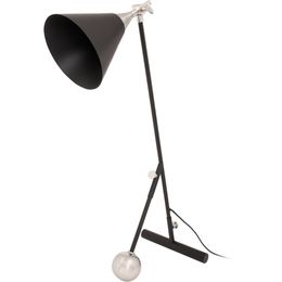 Kayoom Tischleuchte "Tischlampe Celeste 225", schwarz (schwarz, silber), 1, H: 76cm, 1 Stk., Leuchten, hochmodern, wertig