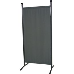 Stellwand "Klein", grau, B:82cm H:178cm, Acryl, Stahl, Angerer FREIZEITMÖBEL, Stellwände, (B/H): ca. 82x178 cm